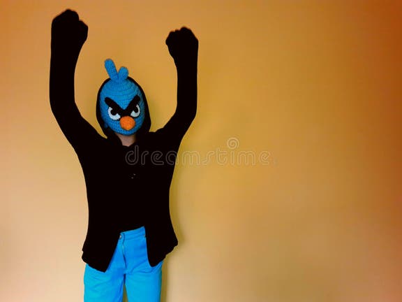 Blue Angry Bird Boxing Winner Editorial Stock Image - Image of colorful ...