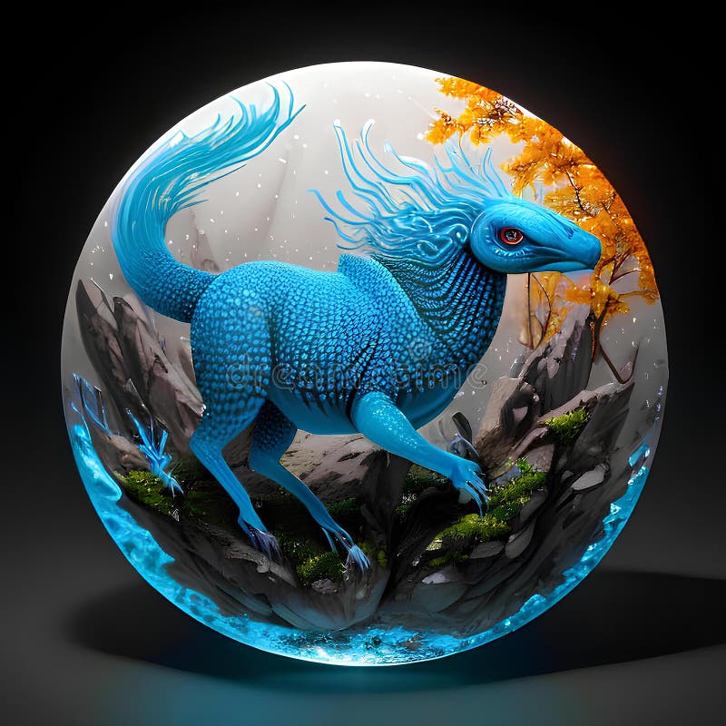 Blue aniaml stock illustration. Illustration of organ - 290908971