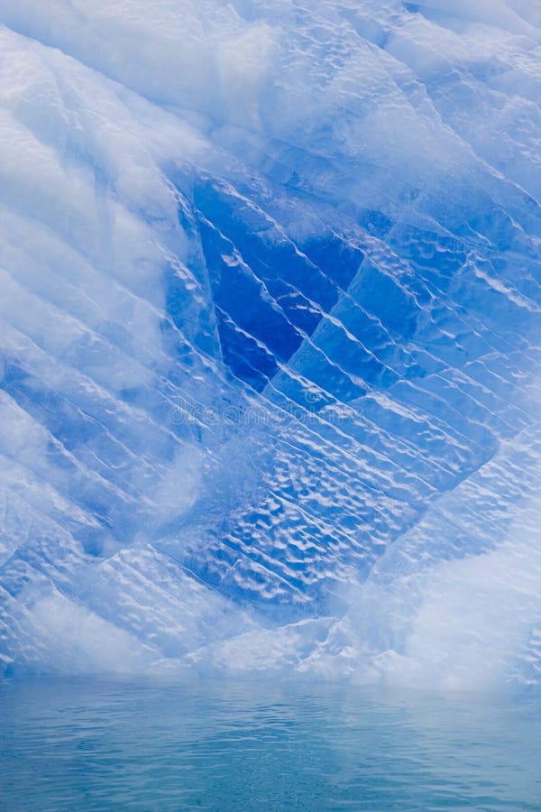 Blue Antarctic iceberg stock photo. Image of daytime, water - 8610426