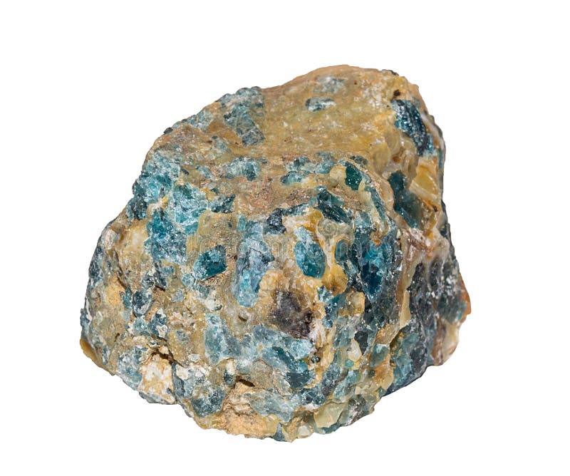 Blue Apatite stone stock image. Image of mineralogy, meditating - 65246973