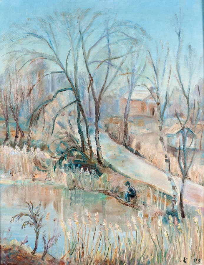 Blue April stock image. Image of reflexion, slope, whisks - 28378299