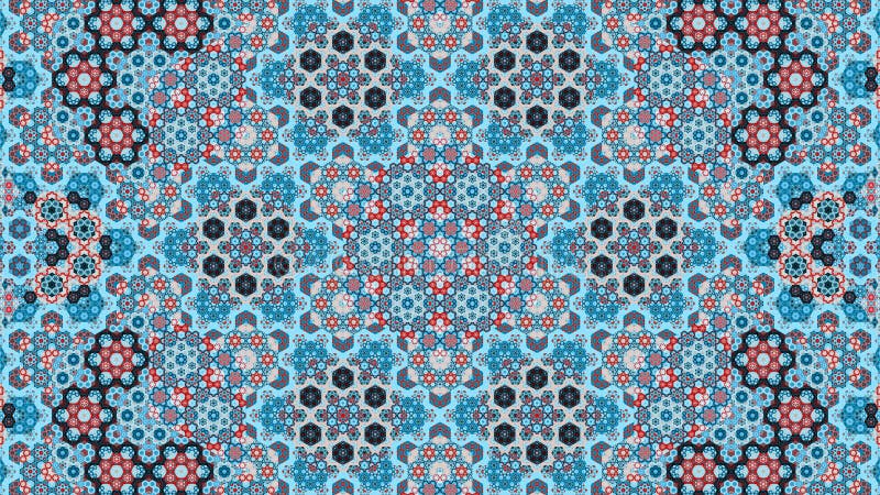 Blue Arabesque Pattern stock vector. Illustration of decoration - 108913351