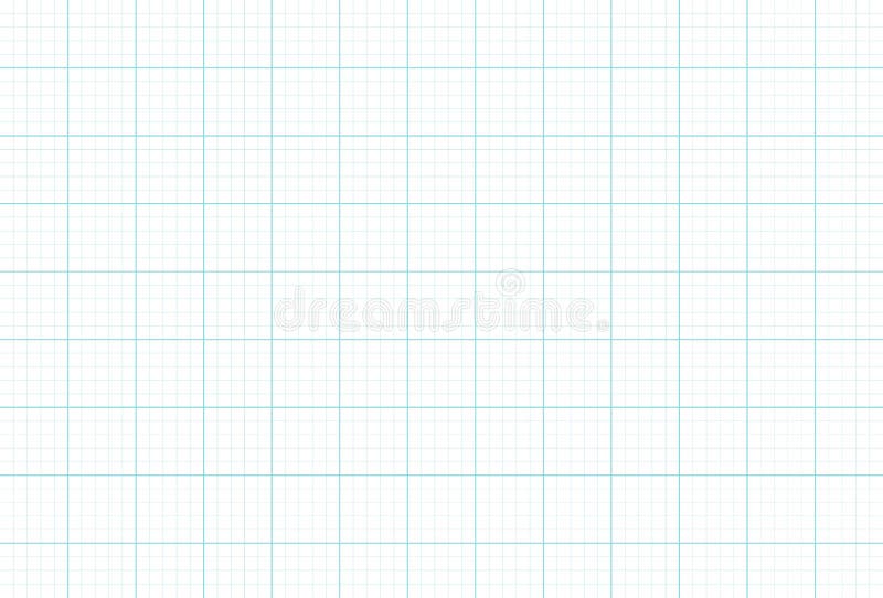 Blue Architect Grid Paper. Graph Empty Blueprint Sheet Stock Vector ...