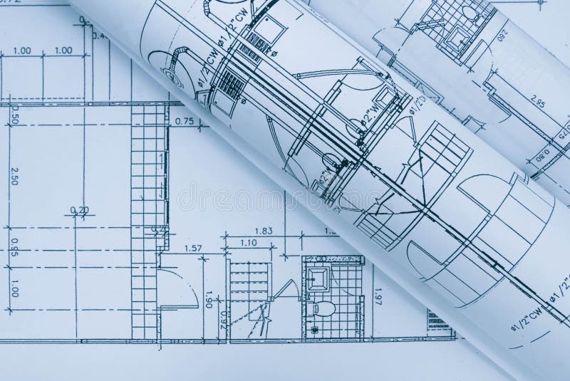 Blue Architectural Abstract Stock Photo - Image of abstract, angled ...