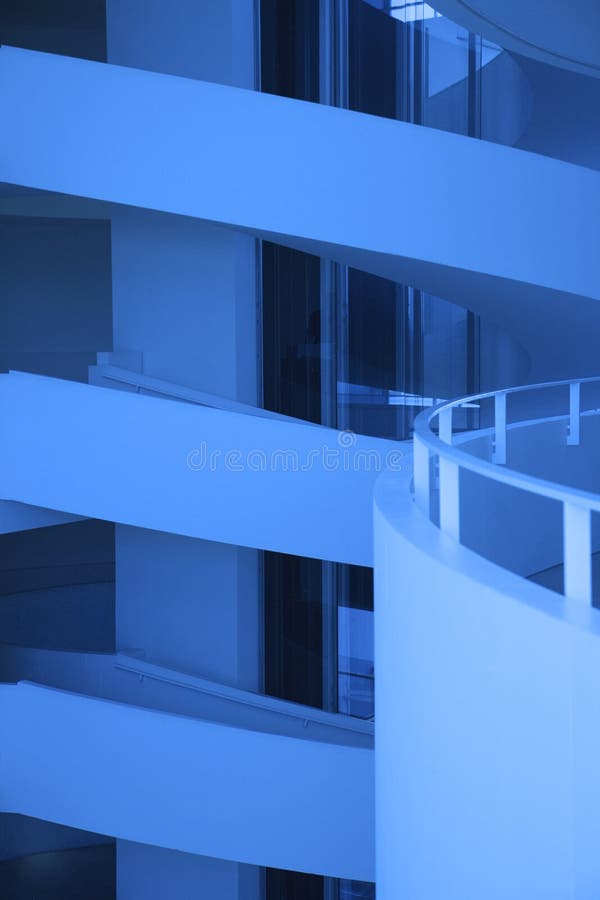 Blue Architecture stock image. Image of filter, denmark - 3914137