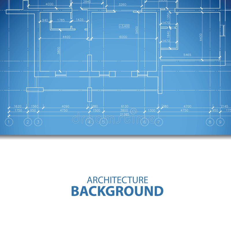 Architecture Blue Plans Stock Illustrations – 422 Architecture Blue ...