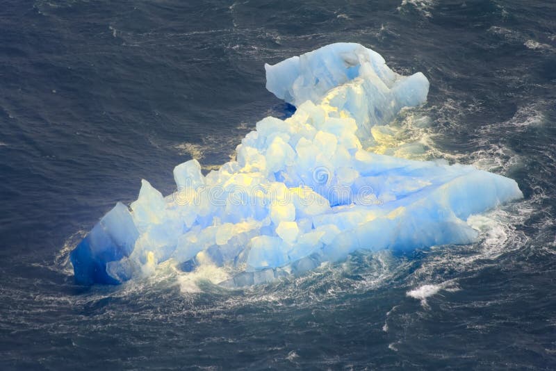 Blue Arctic icebergs stock photo. Image of cold, water - 197358482