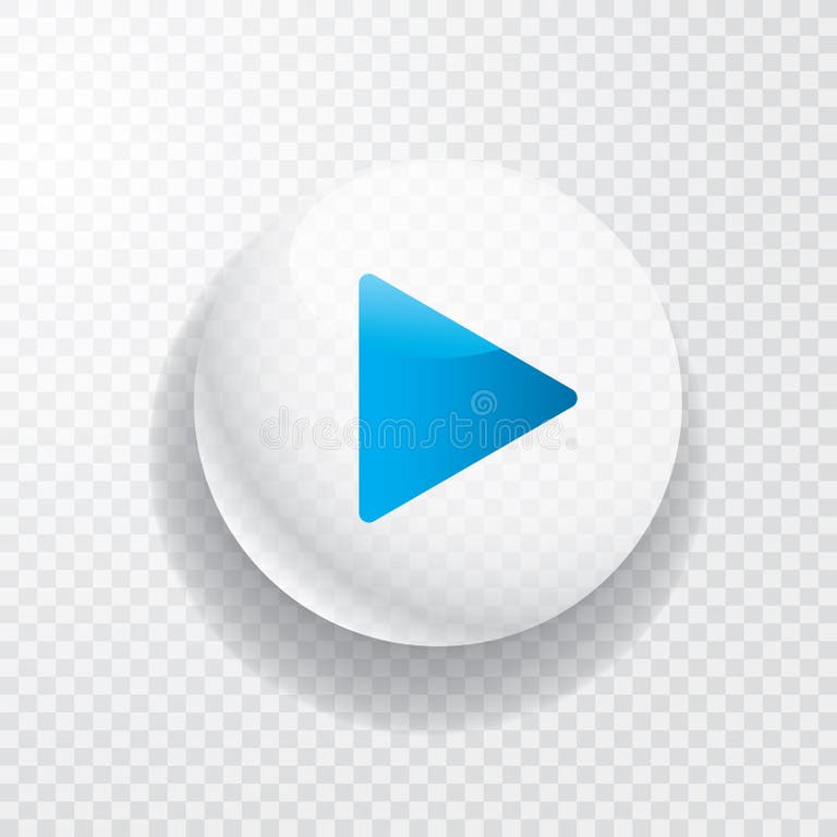 Blue arrow button stock vector. Illustration of glass - 164210756