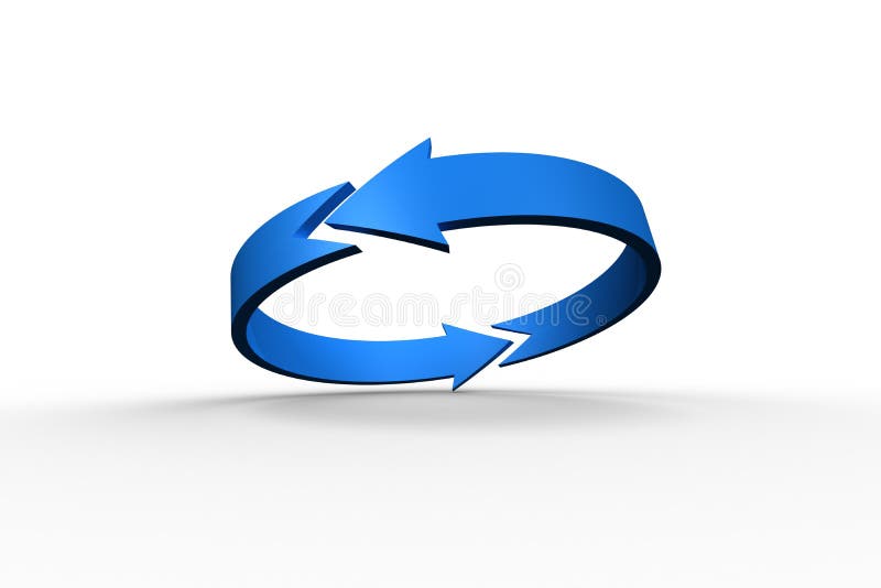 3d round arrow stock illustration. Illustration of frame - 15425214