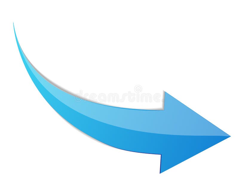 Red Arrow 3d Sign Icon Vector Illustration Isolated On White