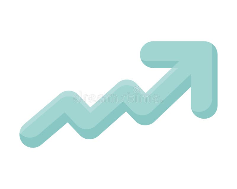 Blue arrow design stock vector. Illustration of isolated - 241906249