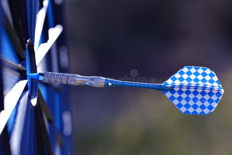 Arrow Hit in the Target Center. Stock Image - Image of perfection ...