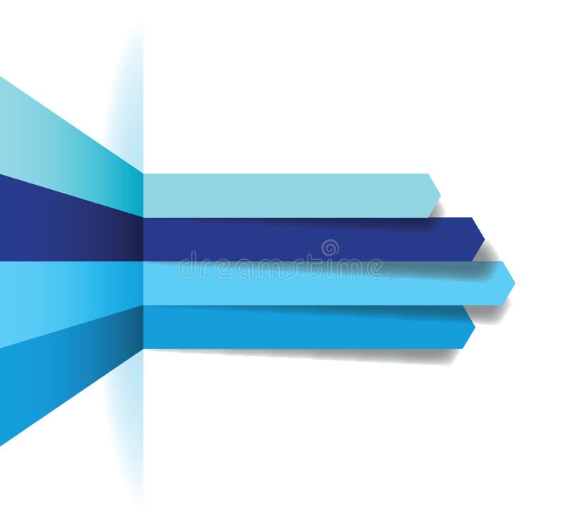Blue arrow line background stock illustration. Illustration of blue ...