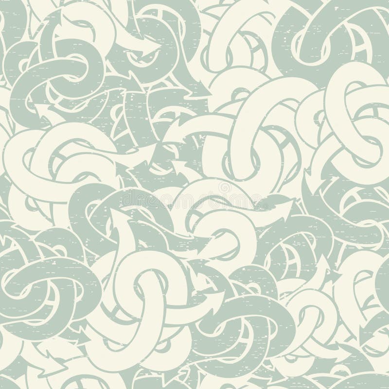 Blue arrow pattern. stock vector. Illustration of direction - 33130074