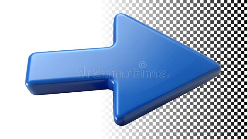 Blue Arrow Pointing Right, Next Direction Forward Navigation Proceed ...