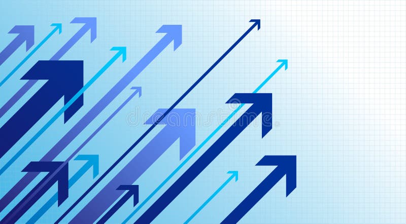 Arrows going up stock illustration. Illustration of creative - 31014122