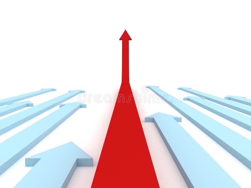 Blue leader stock illustration. Illustration of leader - 7159710