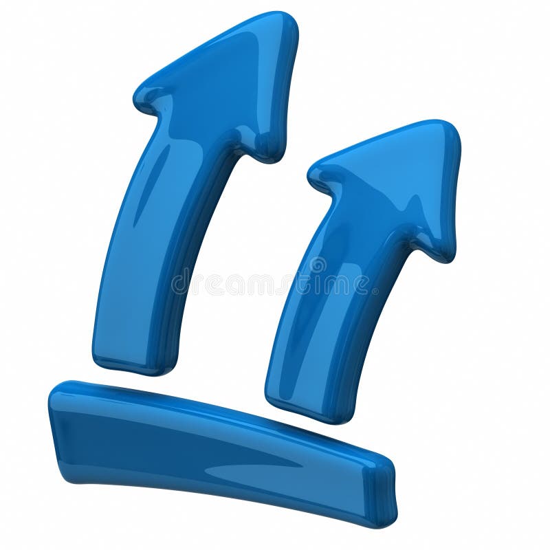 Blue arrows up stock illustration. Illustration of design - 34182879