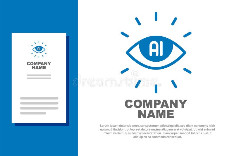 Automated Electronic Artificial Intelligence Logo Stock Illustrations ...