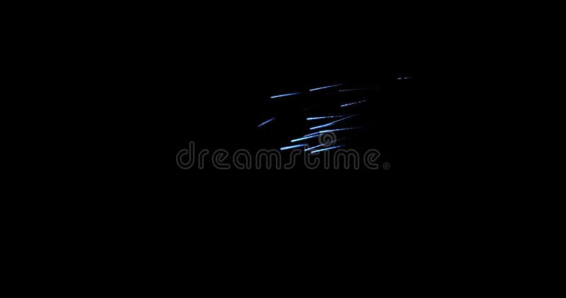Blue Asteroids Meteorites are Flying, Motion Graphics for Design on a ...