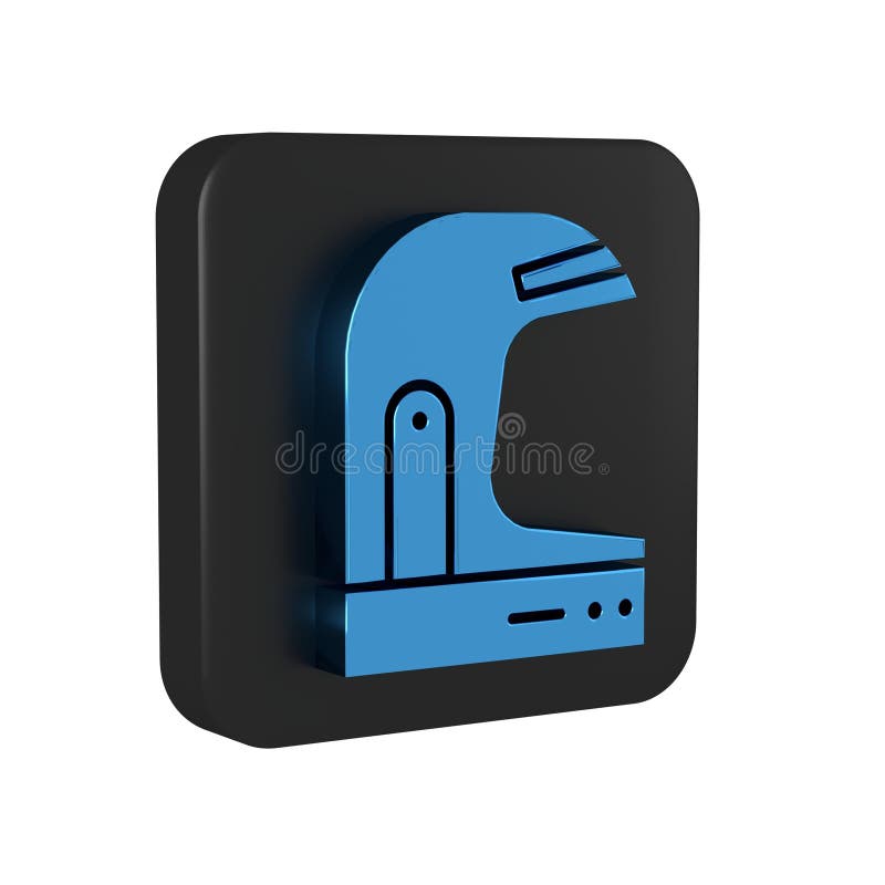 Blue Astronaut Helmet Icon Isolated on Transparent Background. Black ...