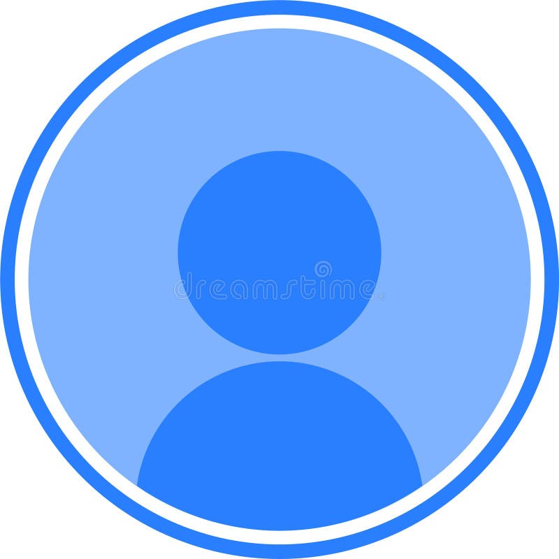Blue Avatar. Blue Placeholder. Profile Icon. Stock Vector ...