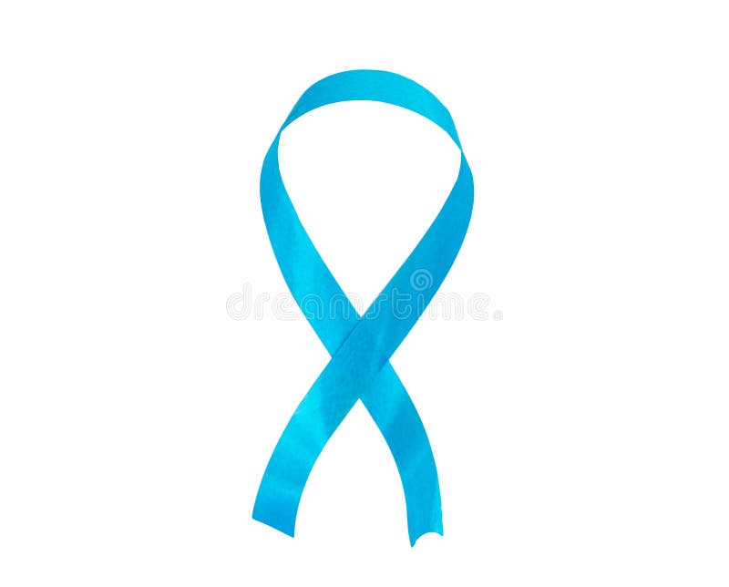 Blue Awareness Ribbon,disease Symbol Stock Image - Image of colon, life ...