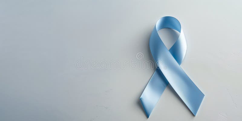 Blue Awareness Ribbon on a Subtle Background for Support Initiatives ...