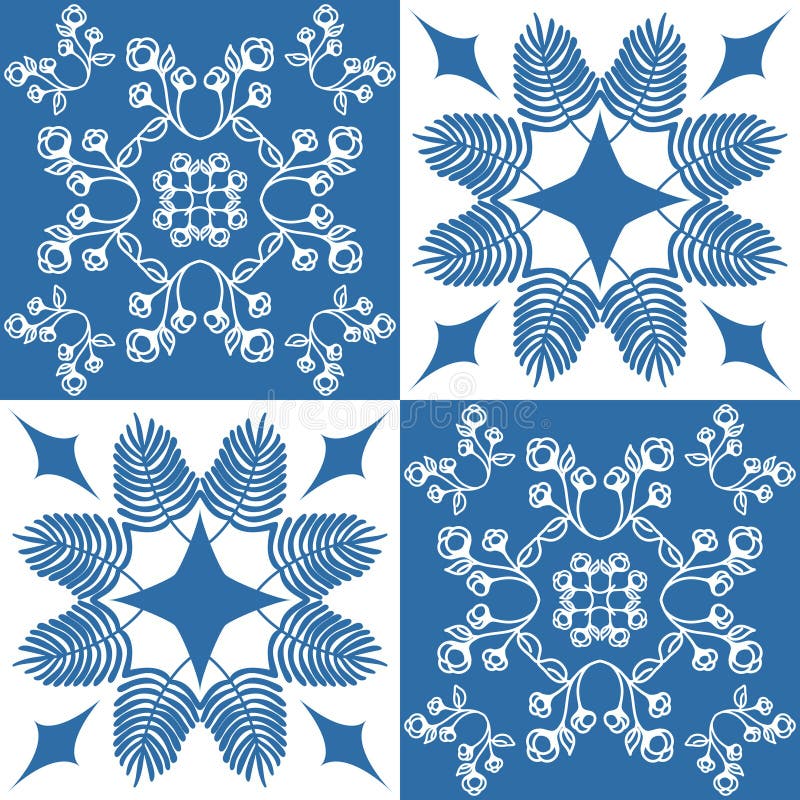 Blue Azulejo Tiles for Wall Decoration, Spanish Azulejo Style Ceramic ...