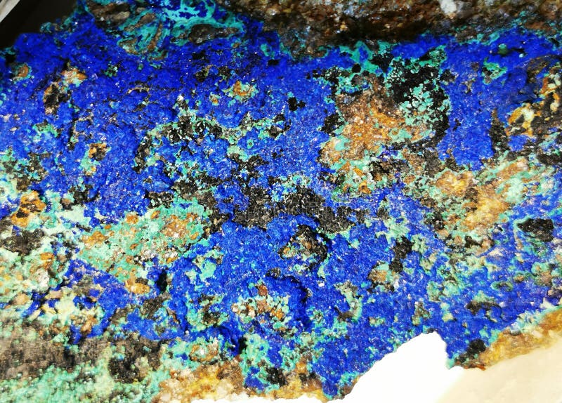 Azurite Blue Mineral Texture Stock Image - Image of blue, rock: 112272461