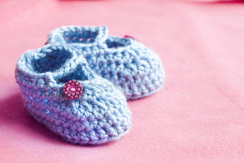 Blue baby booties stock image. Image of white, booties - 47307117