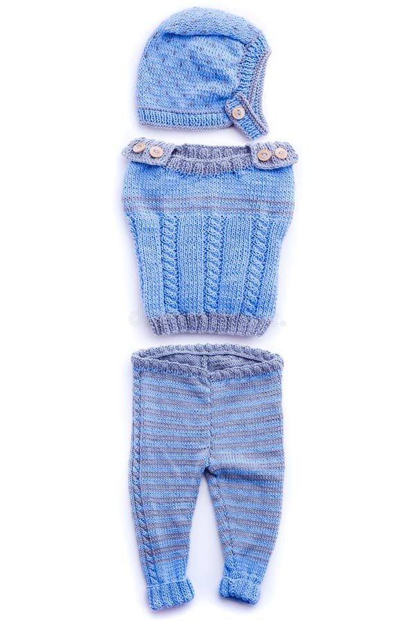 Blue baby clothes set stock image. Image of shopping - 27835299