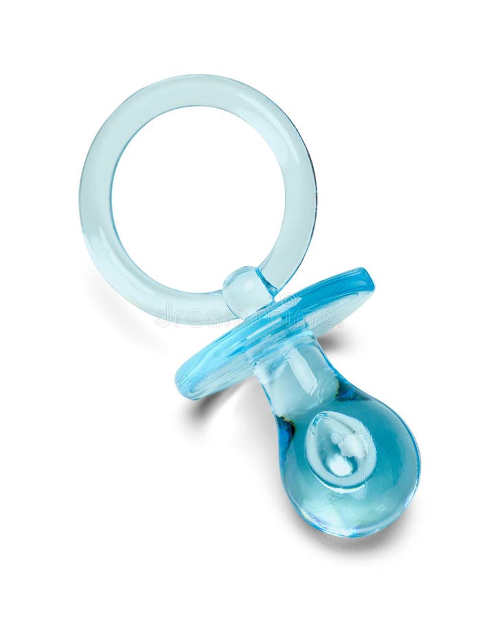 Baby pacifier stock photo. Image of blue, awakening, child - 6427368