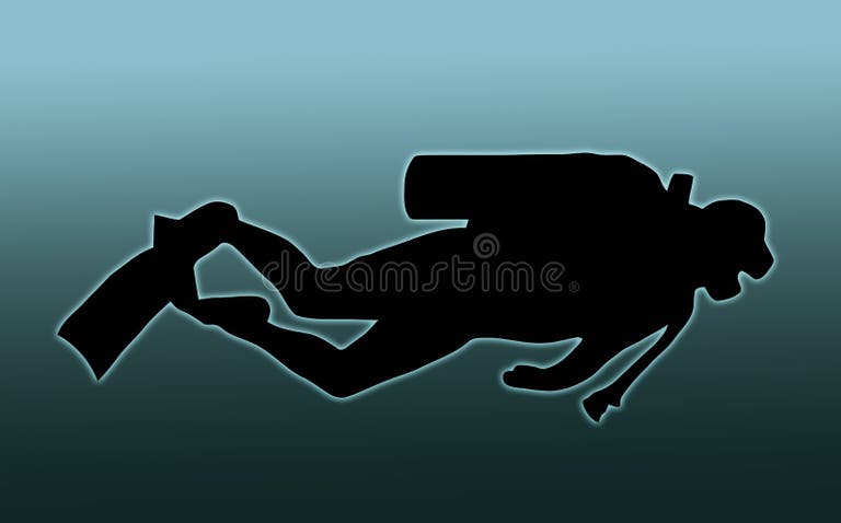 Scuba Diver Outline Stock Illustrations – 7,147 Scuba Diver Outline ...