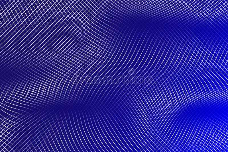 Blue Backdrop with Dynamic Square Halftone. Wavy Blue Square Halftone ...