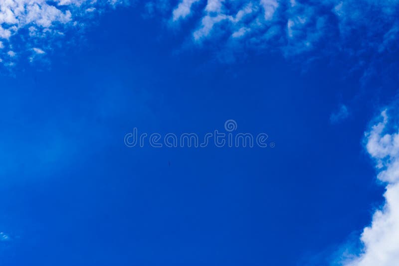The Blue Backdrop Has Some Clouds. Stock Image - Image of cloud, nature ...