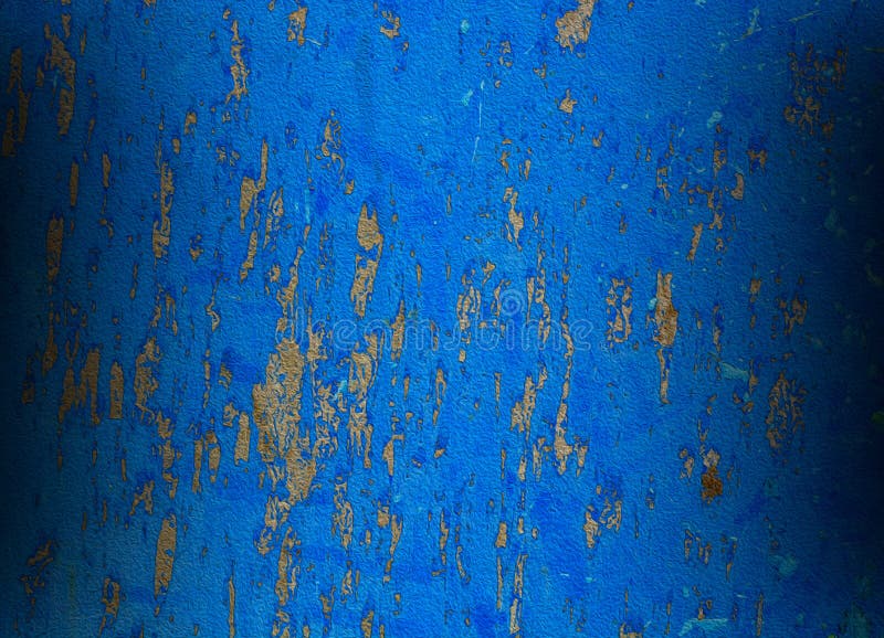 Blue Background Abstract with Rusted Paint Stock Image - Image of ...