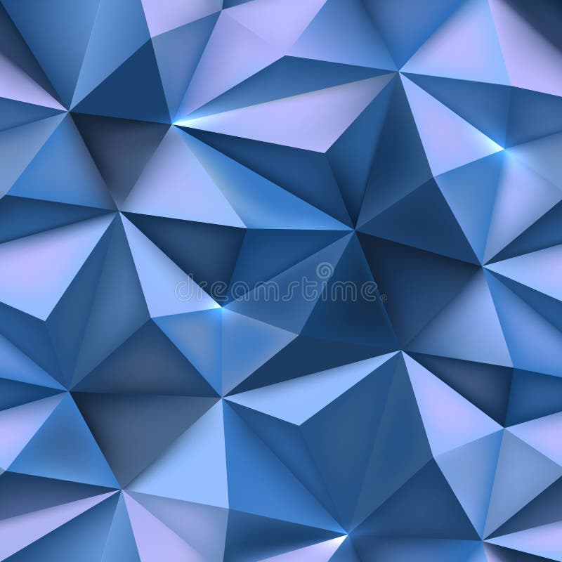 Blue Background. Abstract Triangle Mesh Texture. Stock Illustration ...