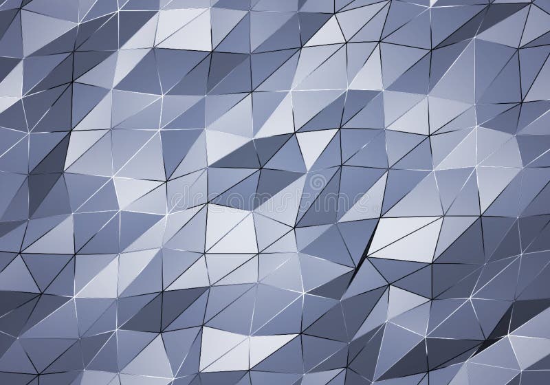 Blue Background. Abstract Triangle Texture. Low Poly Illustration Stock Illustration ...