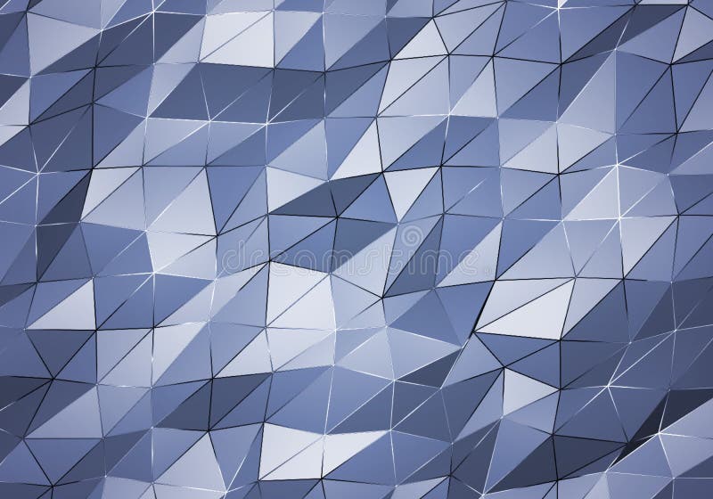 Blue Background. Abstract Triangle Texture. Low Poly Illustration Stock ...