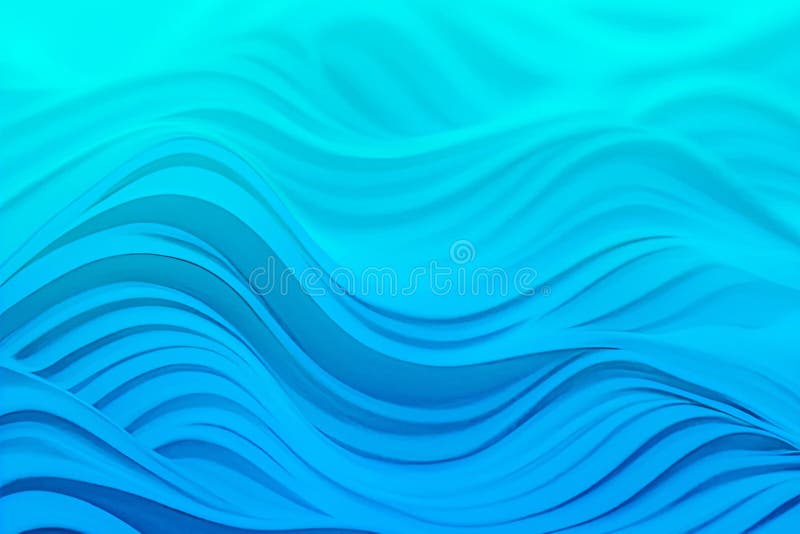 Blue Background with Abstract Wavy Pattern Stock Illustration ...