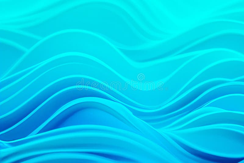 Blue Background with Abstract Wavy Pattern Stock Illustration ...