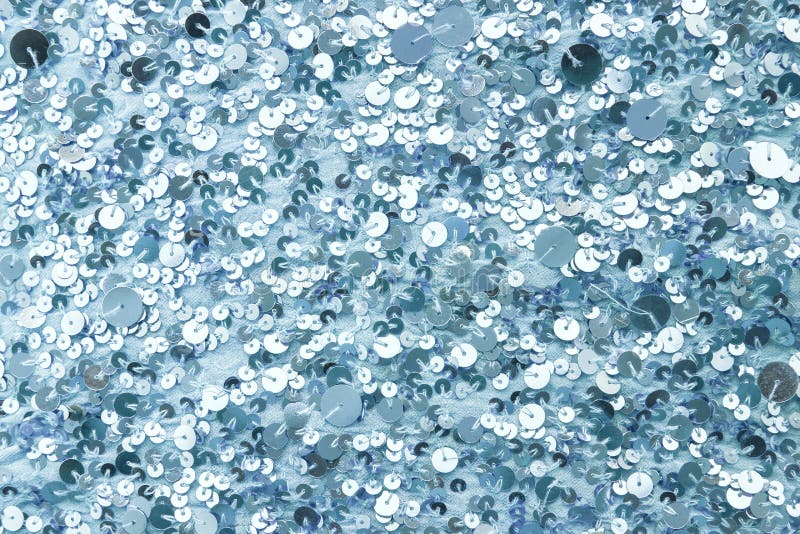 Texture of blue sequins stock image. Image of macro - 149327447