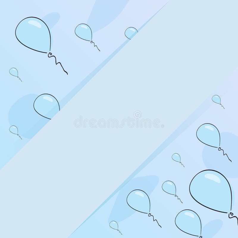 Blue Balloon Texture Background Stock Vector - Illustration of graphic ...