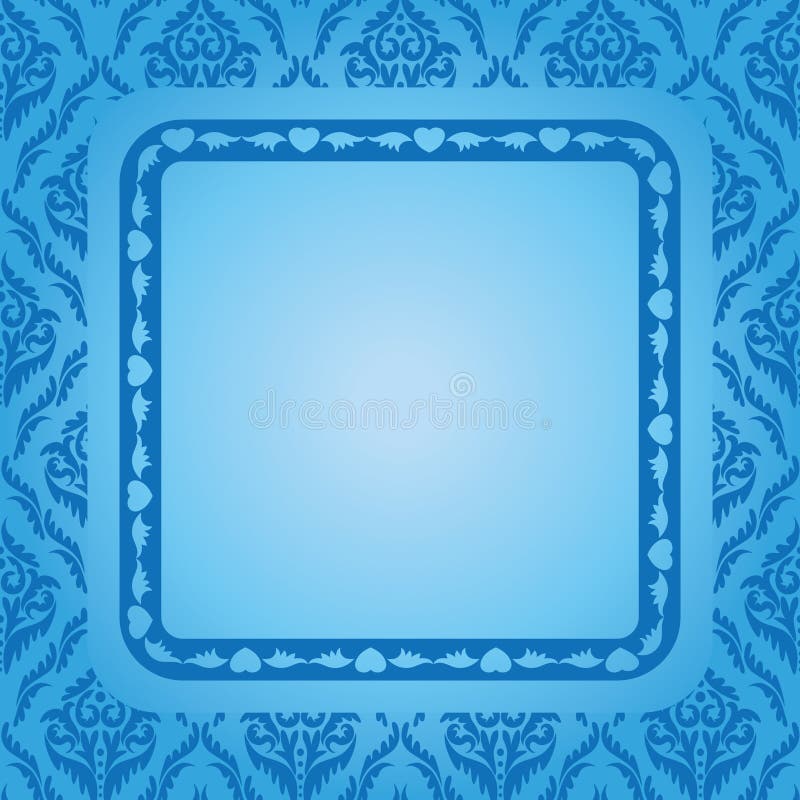 Blue Background with Blue Frame - Vector Stock Vector - Illustration of ...
