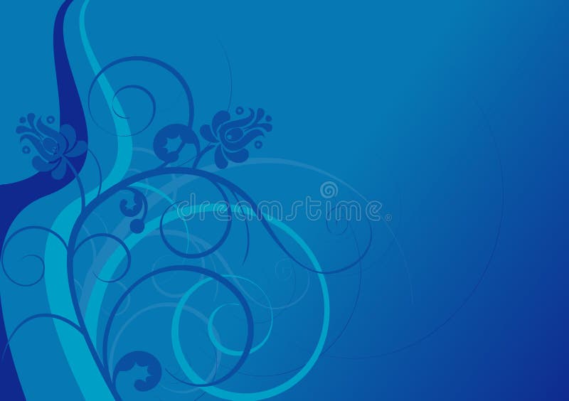 Blue Background with Blue Tone Motives Stock Vector - Illustration of ...