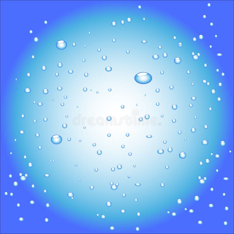 Blue Background With Bubbles Picture. Image: 8286222