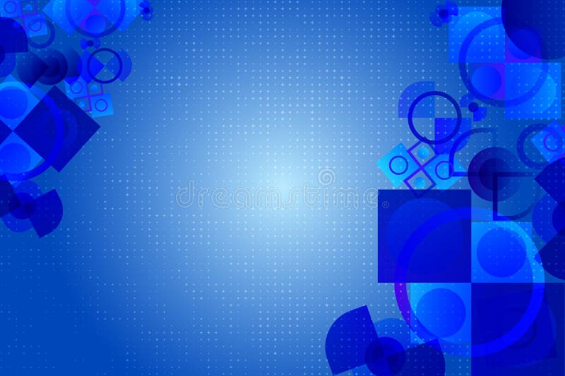 A Blue Background with Circles and a Box with, Abstract Blue Background ... A Blue Background with Circles and a Box with, Abstract Blue Background ...