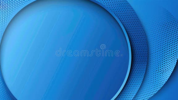Blue Circular Design stock illustration. Illustration of style - 375563091