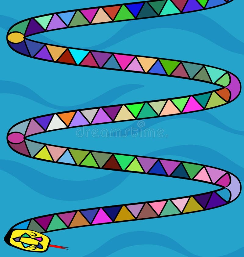 Snake Triangles Stock Illustrations – 331 Snake Triangles Stock ...
